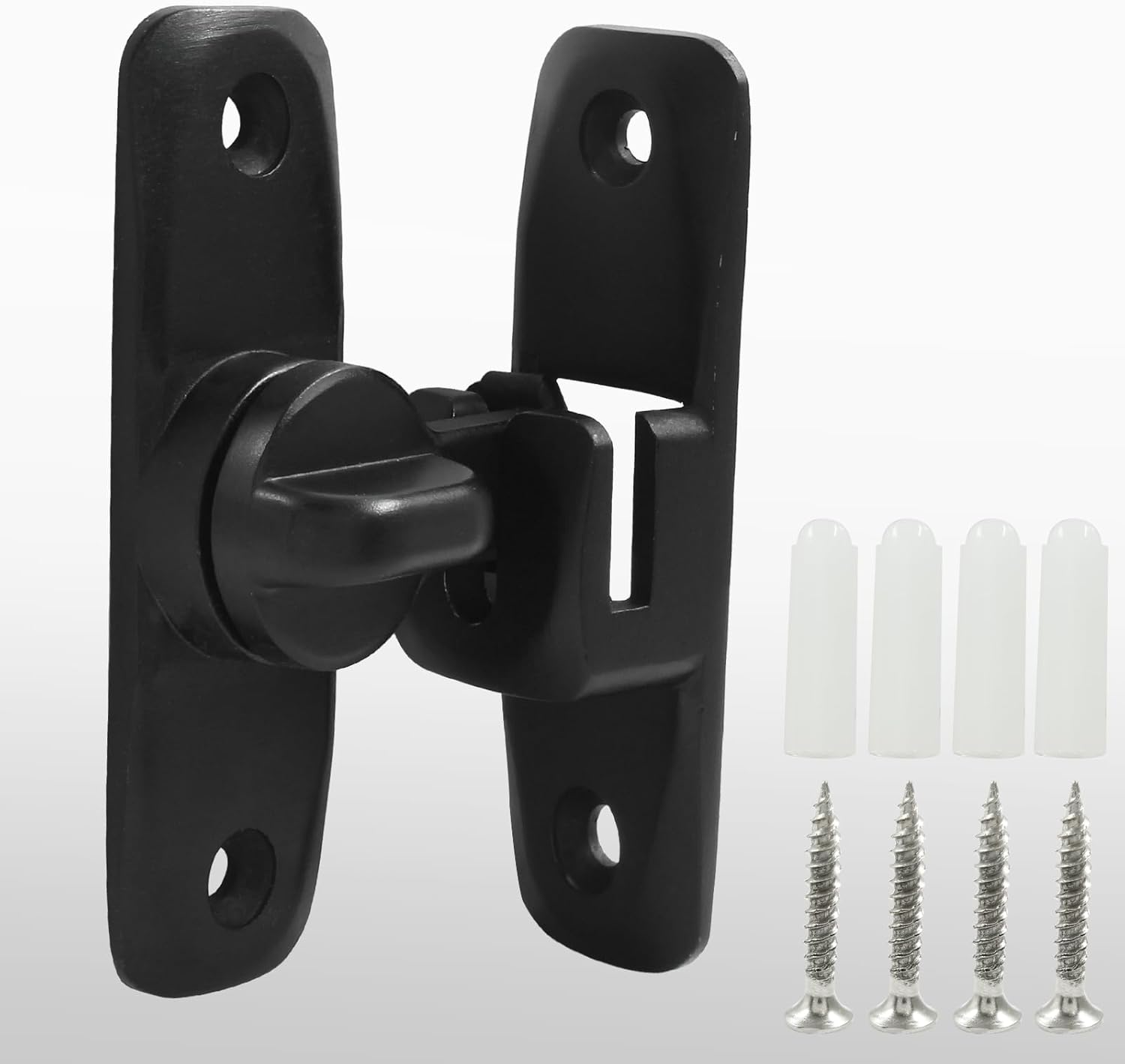 Amazon.com: Moicstiy 2 Pcs Barn Door Lock 90/180 Degree Flip Sliding ...