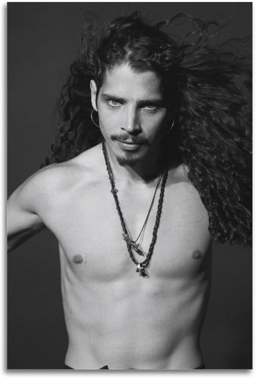 Amazon.com: ZaLiX Poster Chris Cornell Poster Art Decor Painting ...
