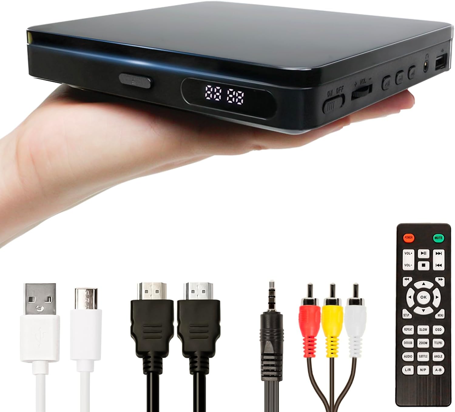 VATI Mini DVD Player,Small DVD Players for TV,CD Players for Home ...