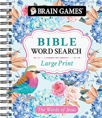 Brain Games - Large Print Bible Word Search: The Words of Jesus (Brain ...