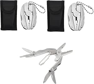 7 In 1 Mini Multitool Multifunctional All In One Pocket Tool Keychain ...