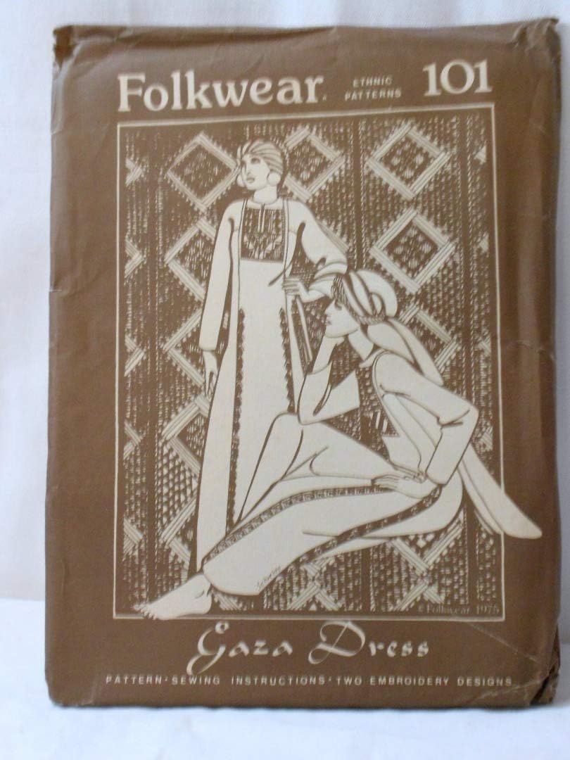 Amazon.com: FolkWear 101 - Gaza Dress Sewing Pattern : Arts, Crafts ...