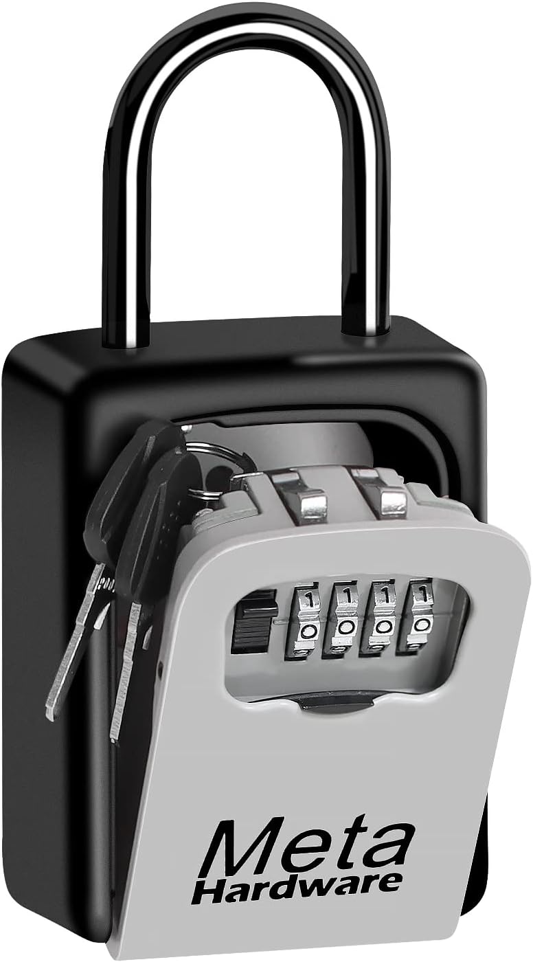 Amazon.com: Key Lock Box for Outside - Lock Box for House Key Wall ...