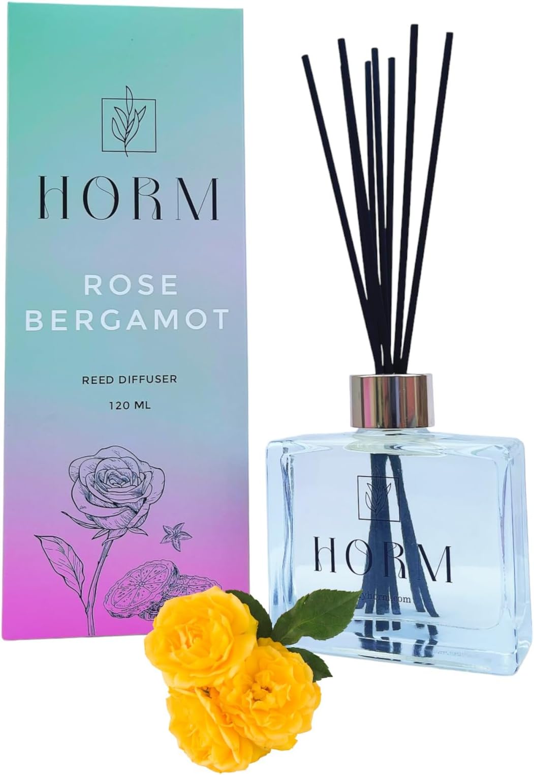 Amazon.com: Zodax Apothecary Guild Opal Glass Reed Diffuser - Home ...