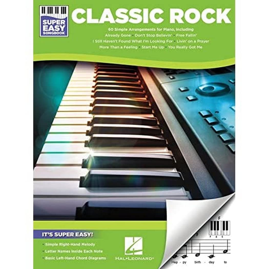 Classic Rock - Super Easy Songbook (Super Easy Songbooks): Hal Leonard ...