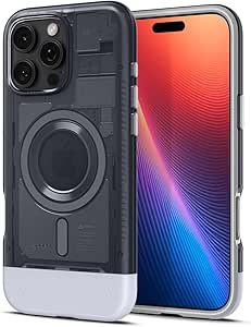 Amazon.com: Spigen Classic C1 MagFit Designed for iPhone 16 Pro Case [Military-Grade Protection ...