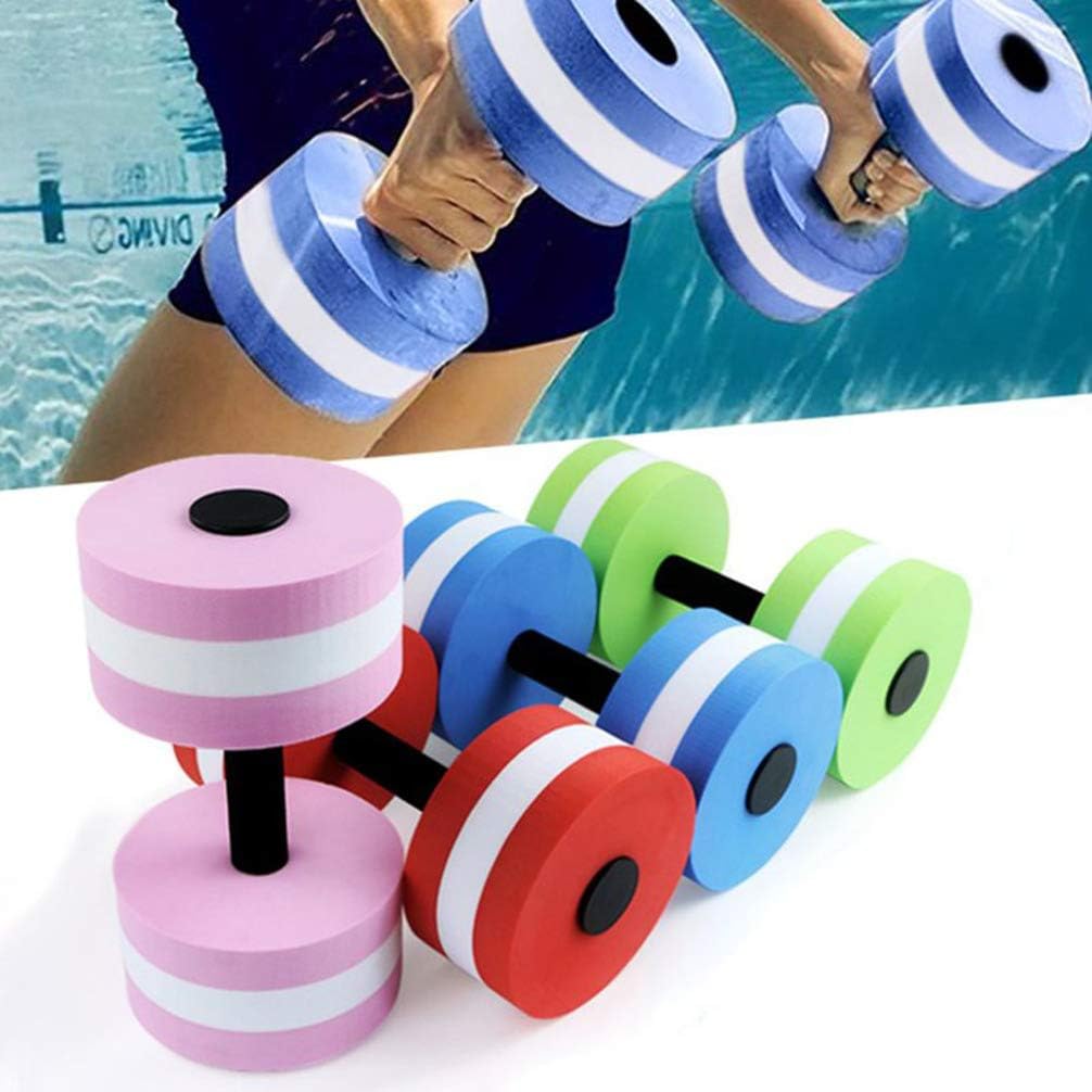 BESPORTBLE Mancuerna de ejercicio acuático EVA con peso de agua para ejercicios aeróbicos ...