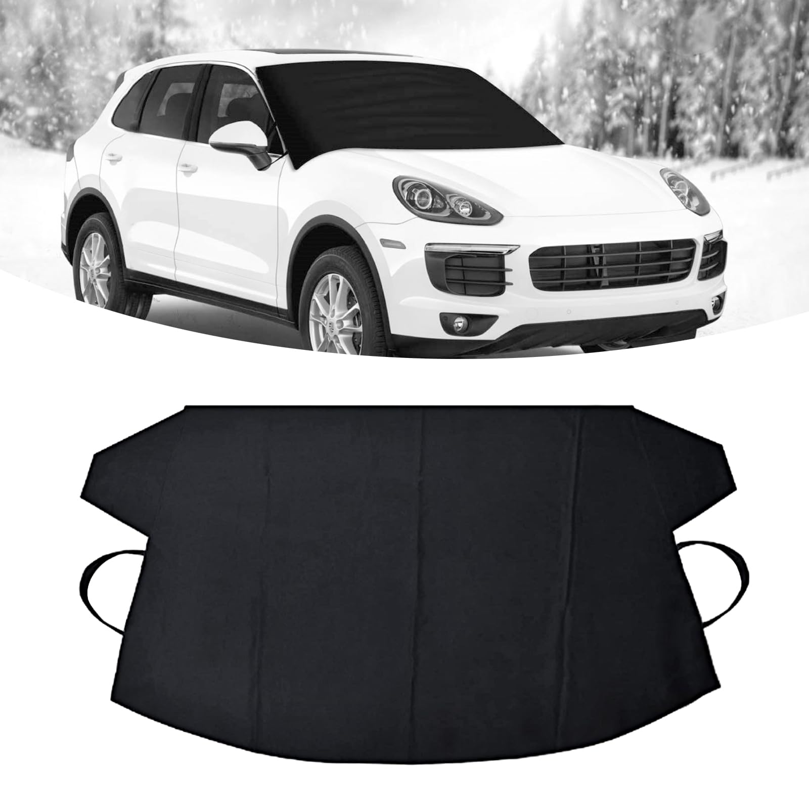 Amazon.com: gunhunt Pack-1 Car Windshield Snow Shield Cover, 600D ...
