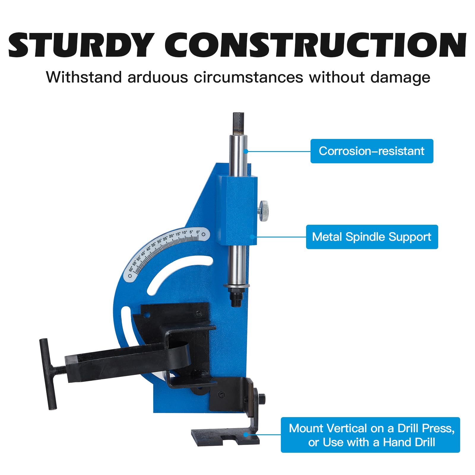 Snapklik.com : Tube Notcher, 0-60 Degree Adjustable Pipe Tubing Notcher ...