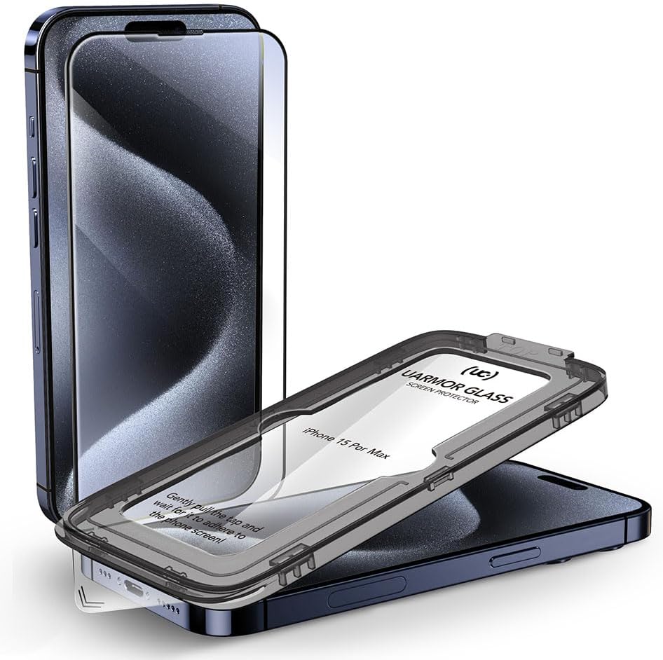 Amazon.com: Upcommon UARMOR Glass CLEAR Screen Protector for iPhone 15 ...