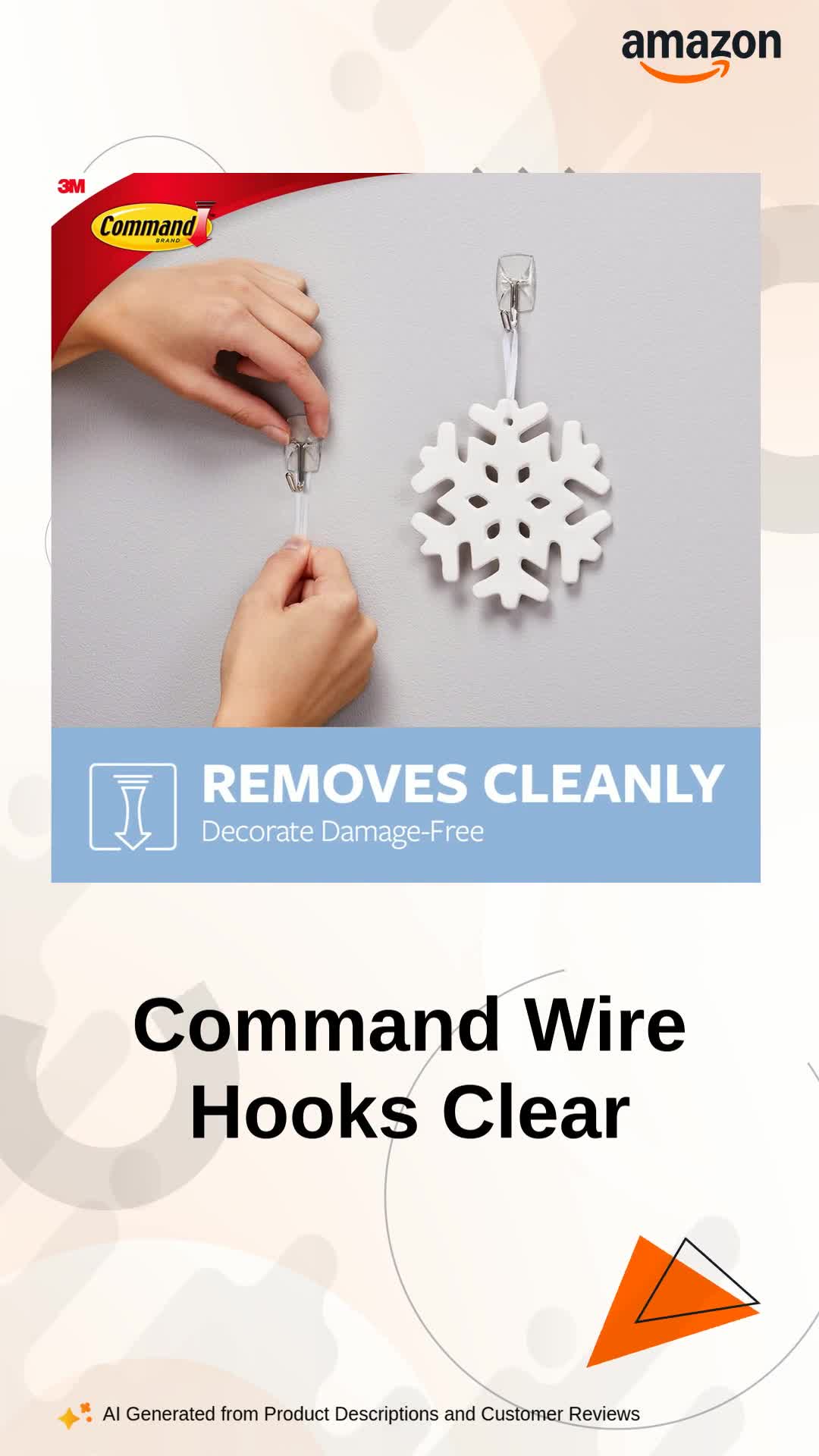 Watch Command Wire Hooks Clear on Amazon Live
