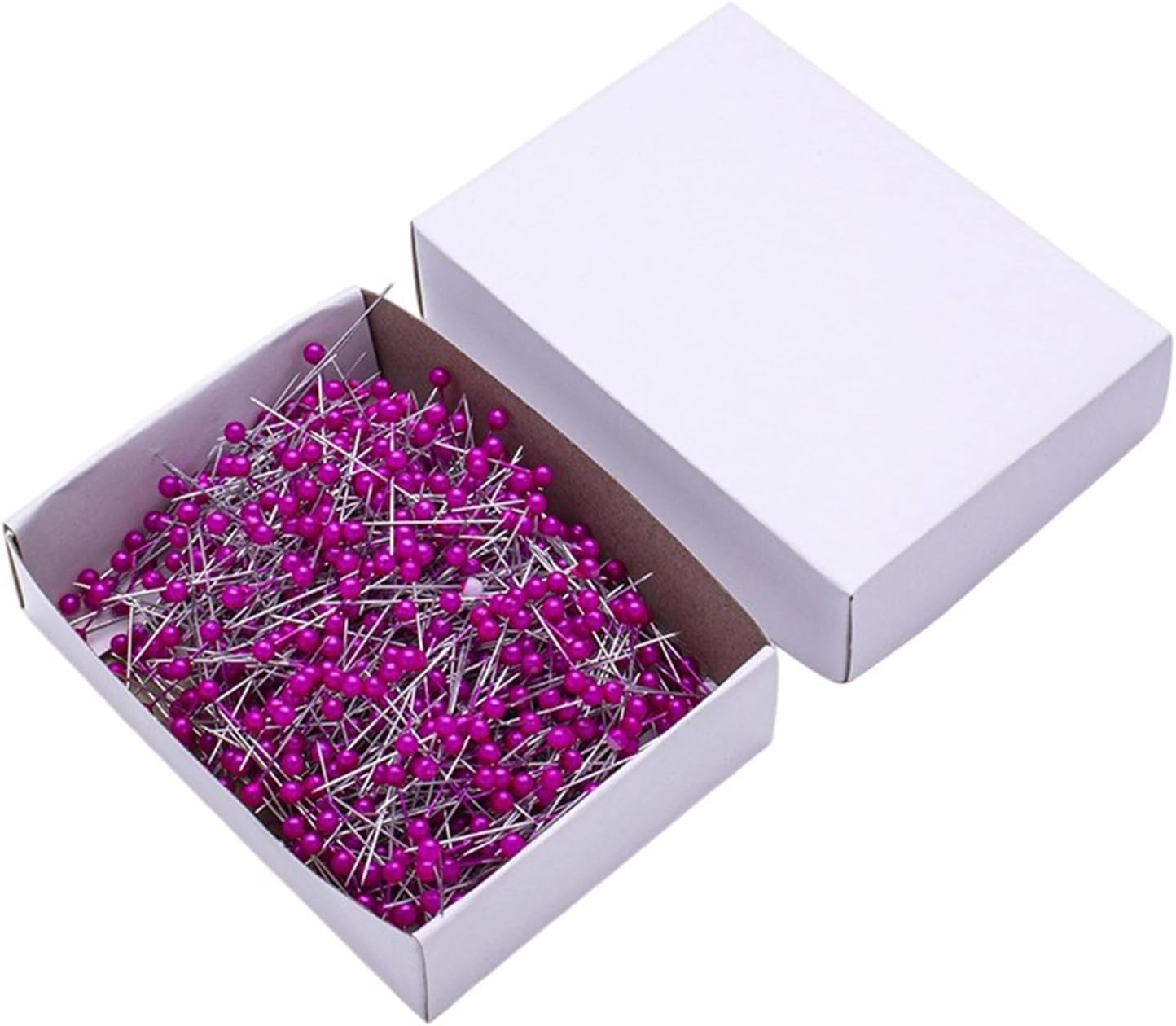 800Pieces Round Head Tailoring Pins Colored Dressmaking Pins Stainless ...