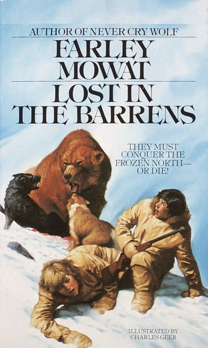 Amazon.com: Lost in the Barrens: 9780553275254: Mowat, Farley: Books