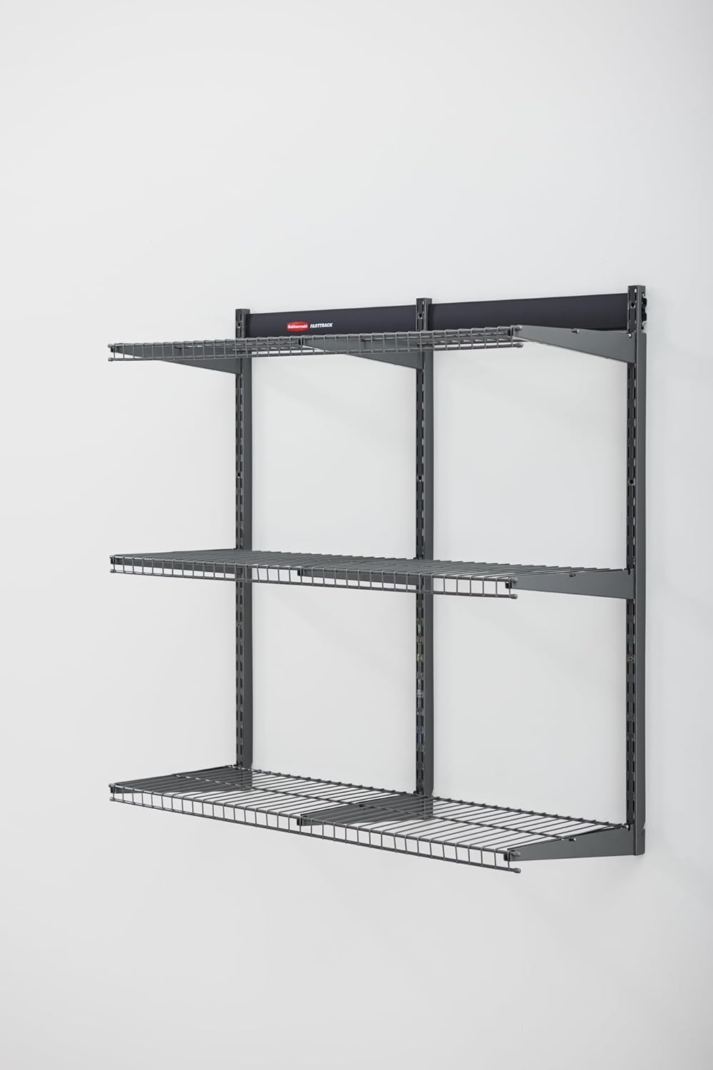 Rubbermaid Fasttrack Rail Storage 36"x12" 3-Shelf Kit, 350 lbs. Per ...