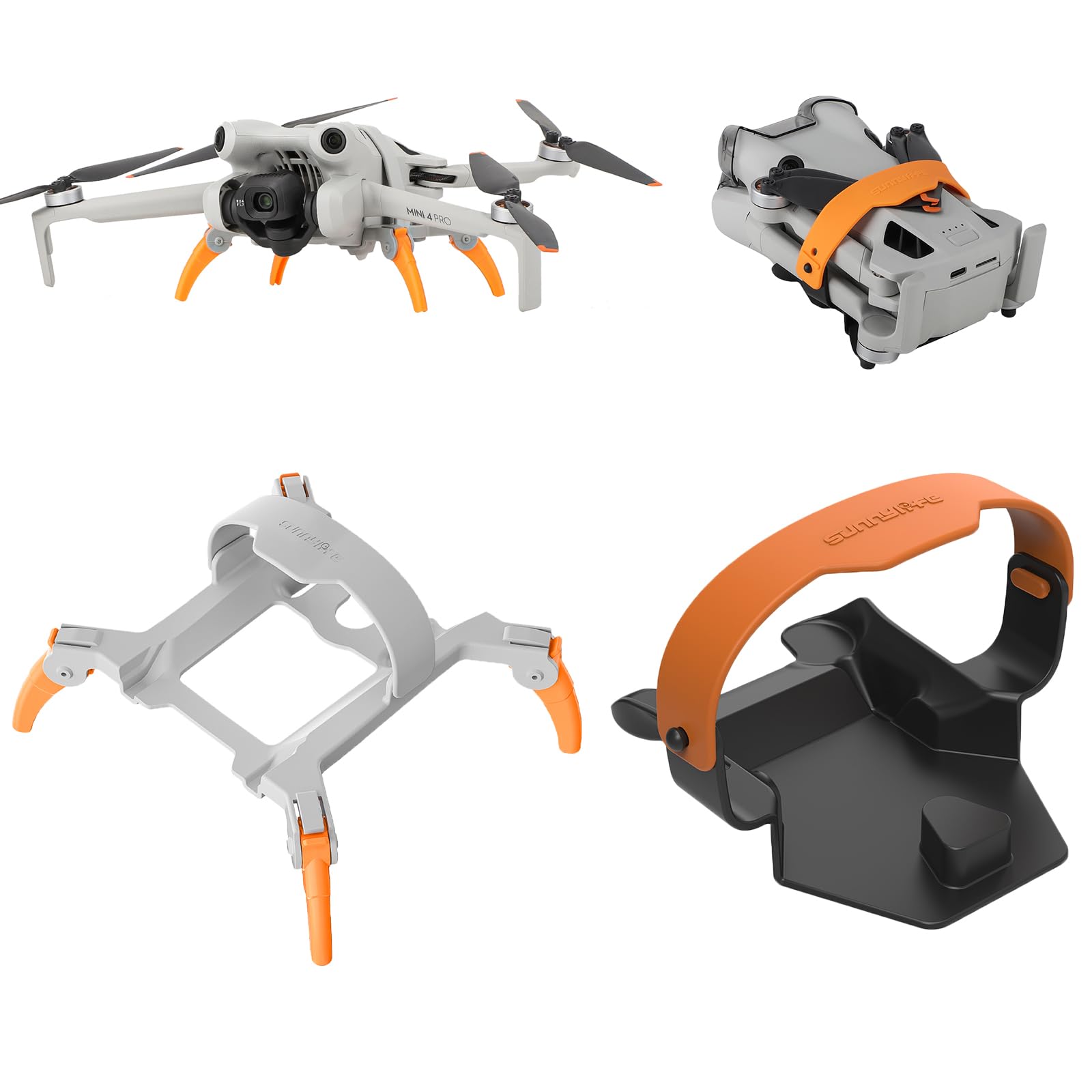 Amazon.com: 2-in-1 Landing Gear and Propeller Holder for DJI Mini 4 Pro ...