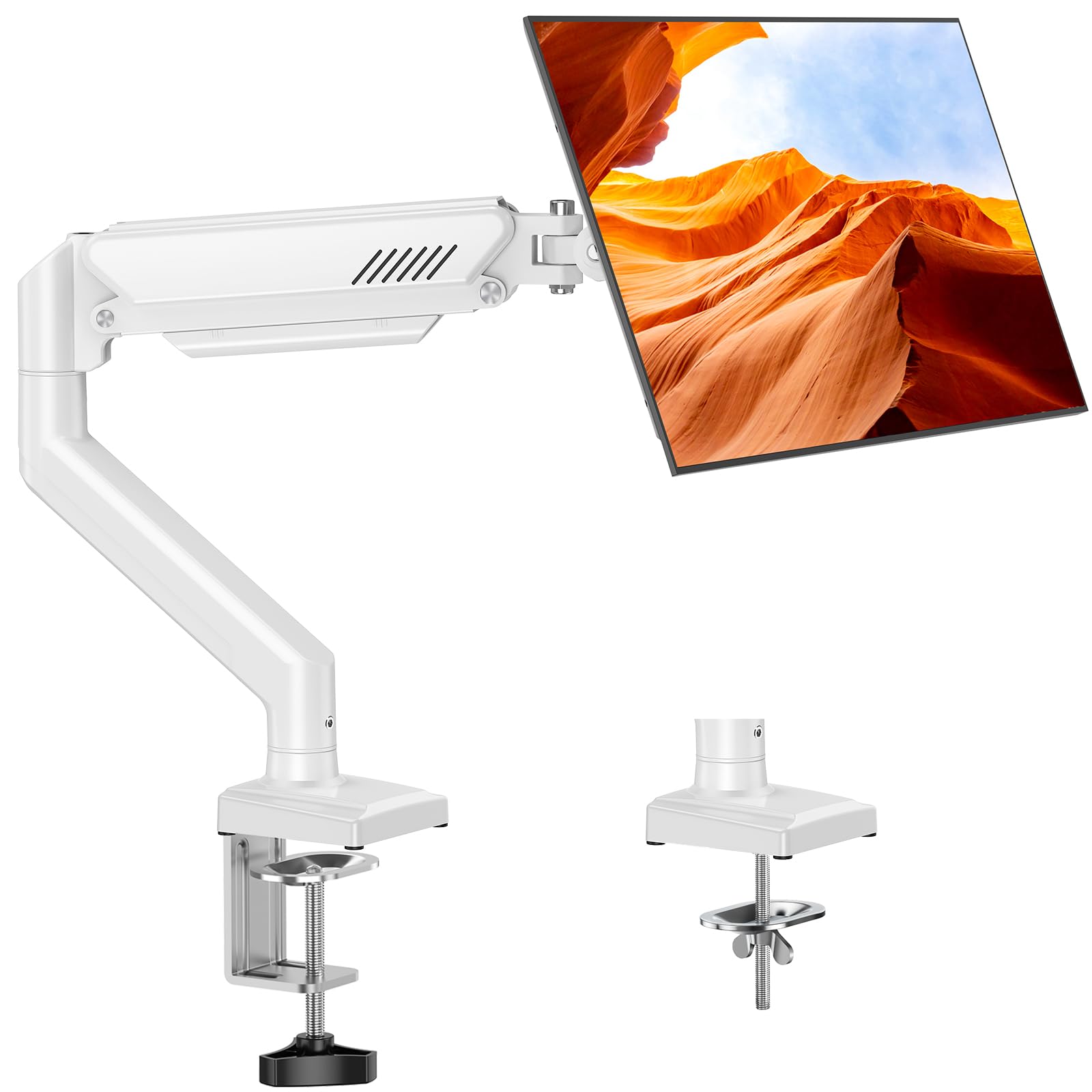 Amazon.com: Single Monitor Arm Desk Mount Fits 13 to 32 inch, Holds 4.4 ...