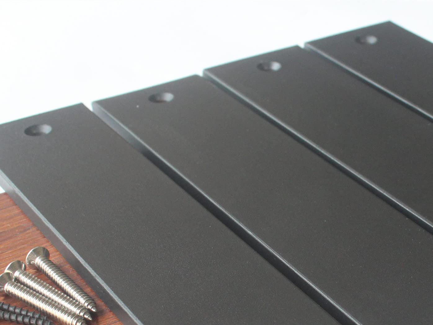 4 Pack L14" x W 2.5" Hidden Countertop Support Brackets, 10mm Thick ...