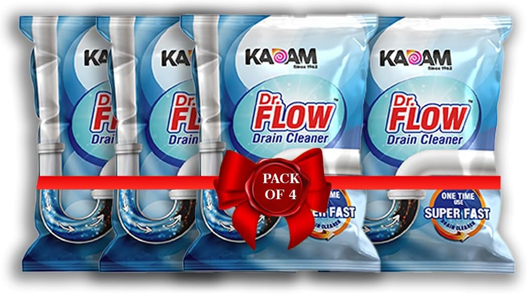 D-Klog Drain Cleaner Powder (40g x 5 Units), Removes Clogs, Blockages ...