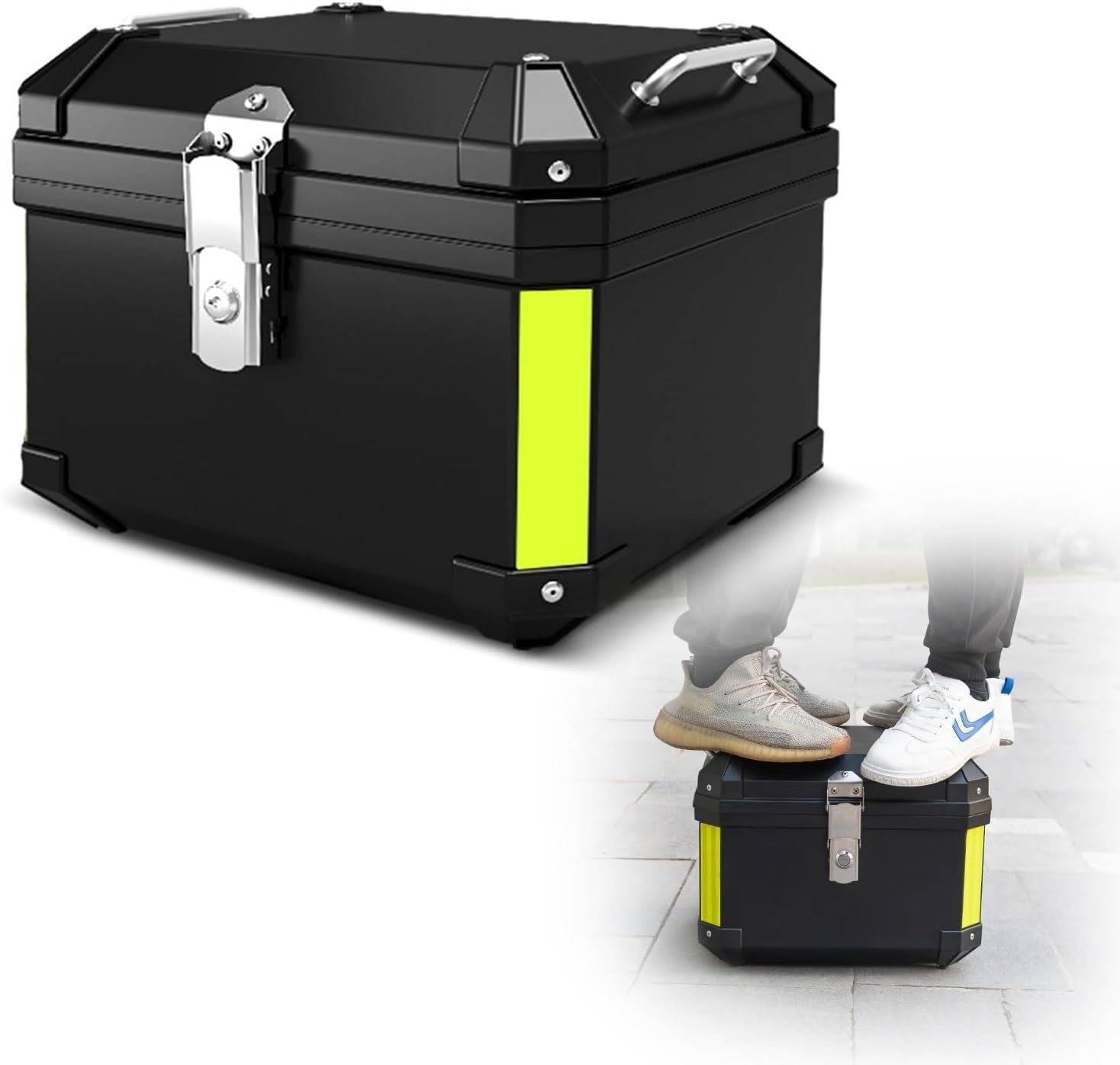 Amazon.com: YKDPWD 45L Motorcycle Top Case Motorcycle Luggage Tour ...