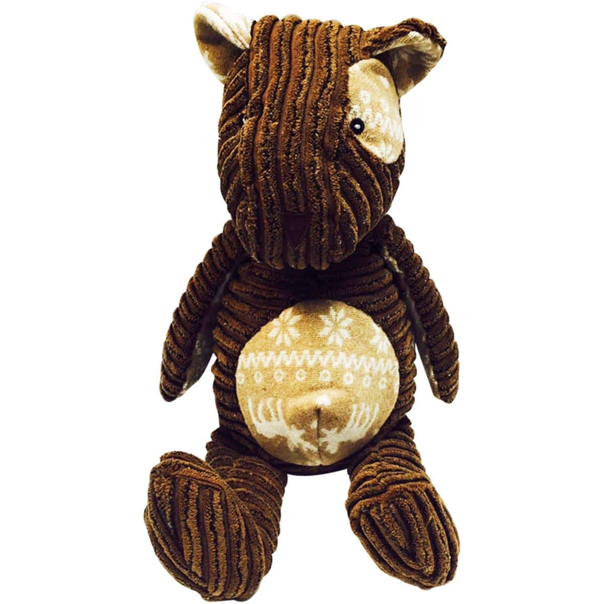 Nandog Pet Gear BF-16-T Tan Nandog My BFF Knitted Corduroy Rabbit Toy ...