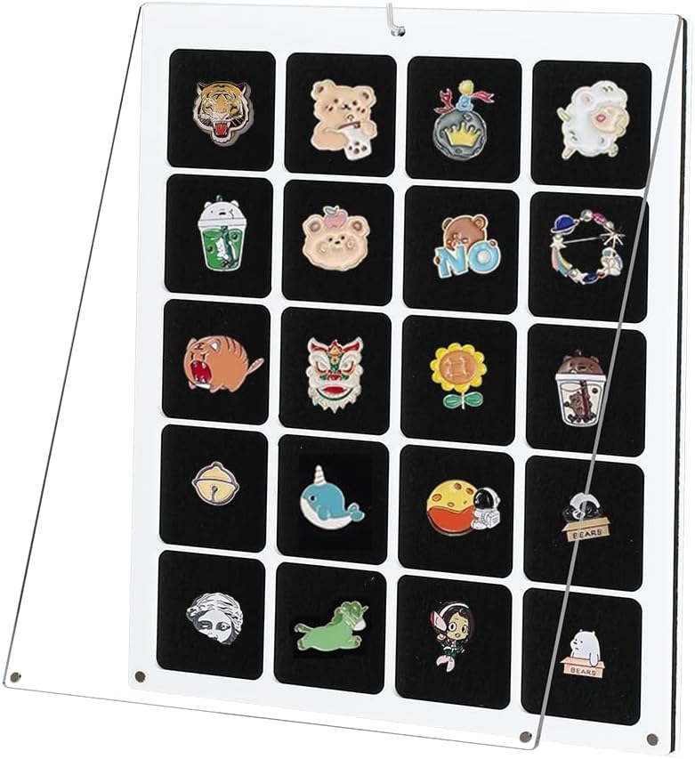 Amazon.com: Chordobe Acrylic Pin Display Board - UV Protection Dust ...