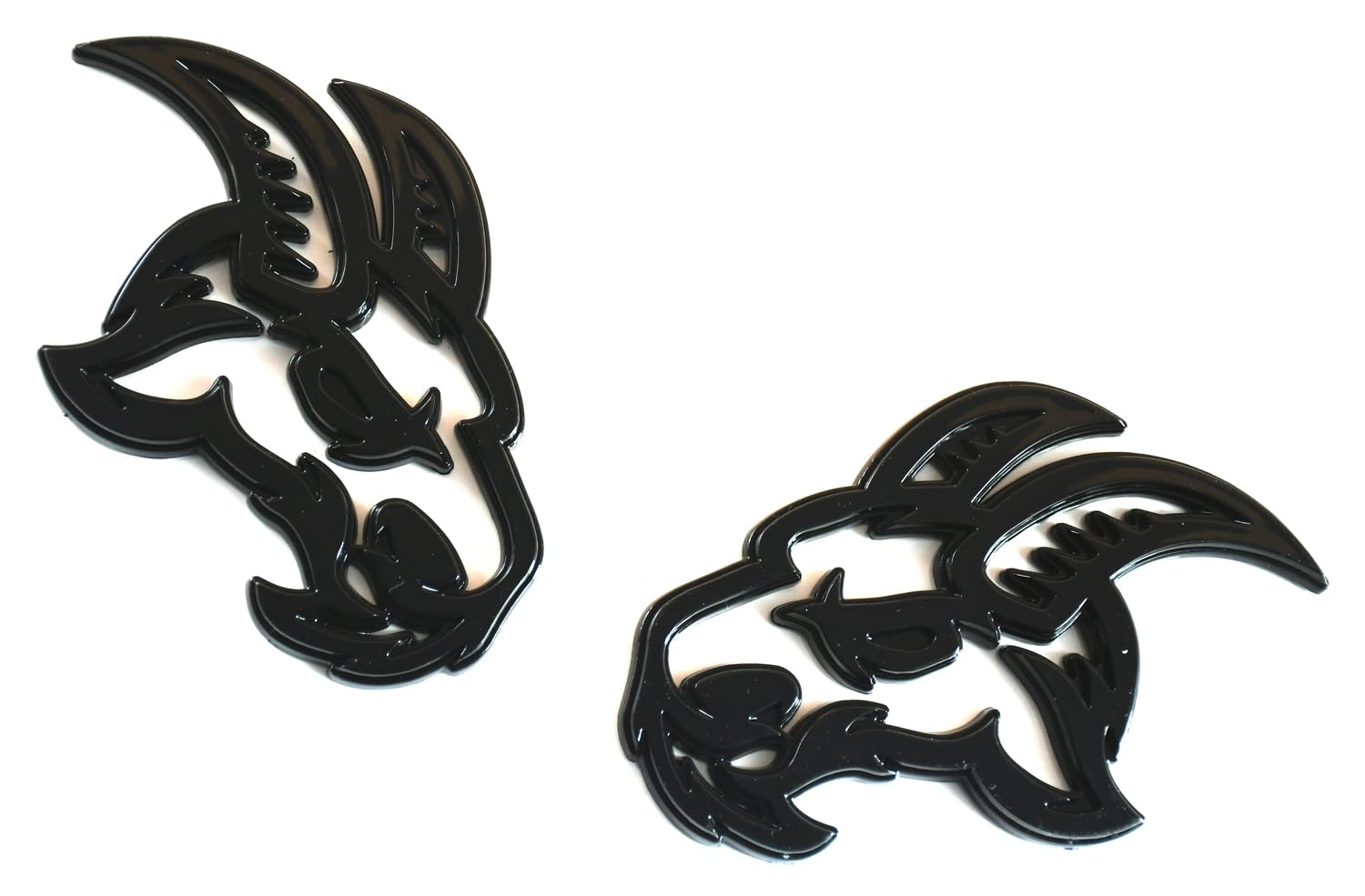 Ram 1500 Hood Emblem Pair Custom Head Emblems 3D Badges Replacement For ...