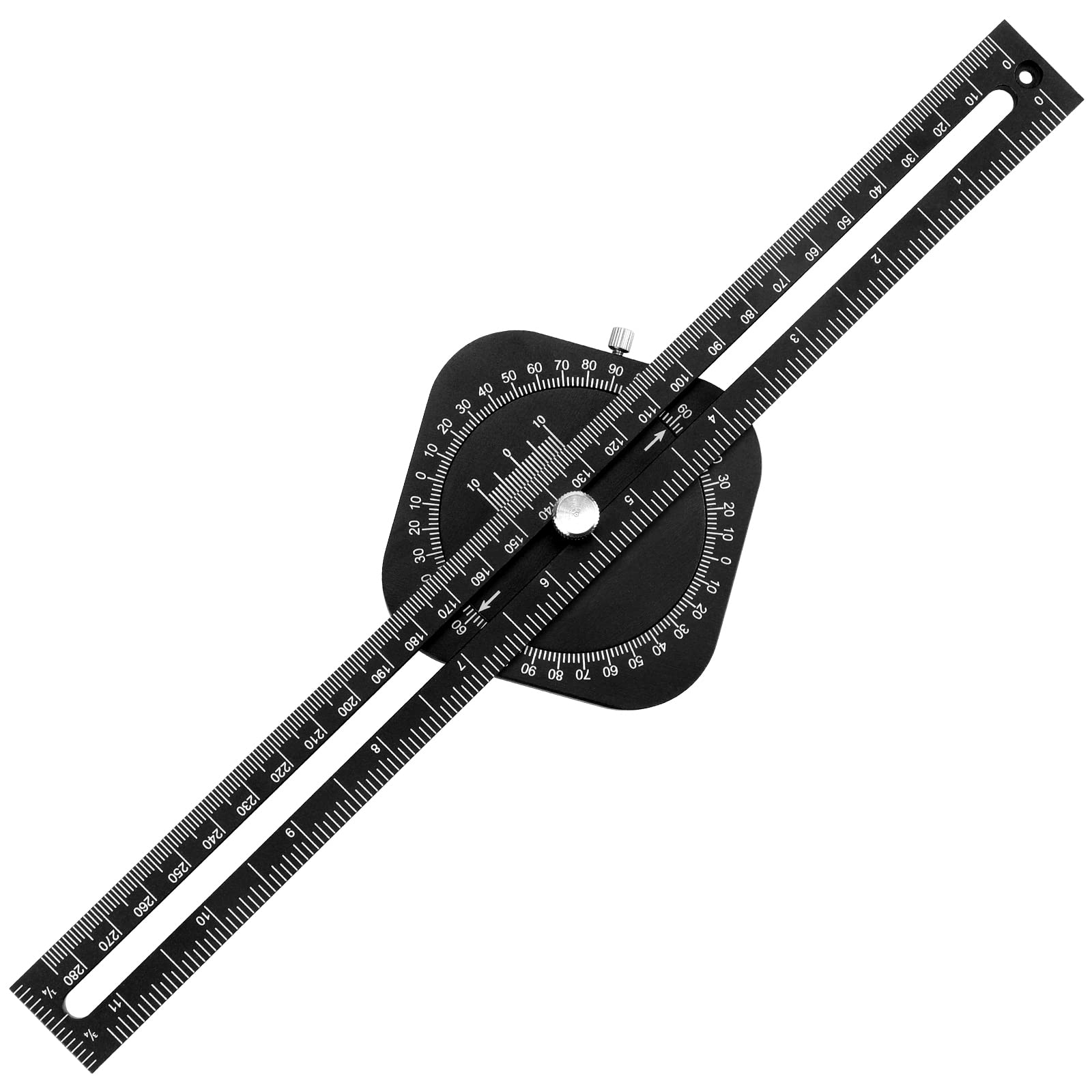 Aluminum Alloy T-Type Scribing Ruler?Precision Pocket Ruler?Angle ...