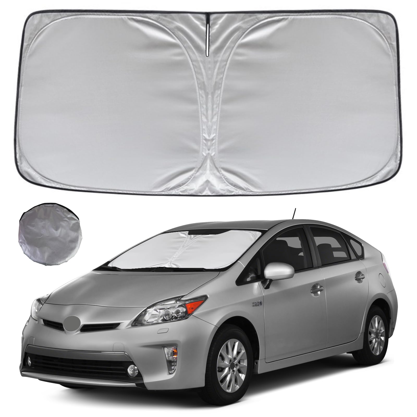 Amazon.com: KAYZT Windshield Sun Shade for 2010-2015 Toyota Prius ...