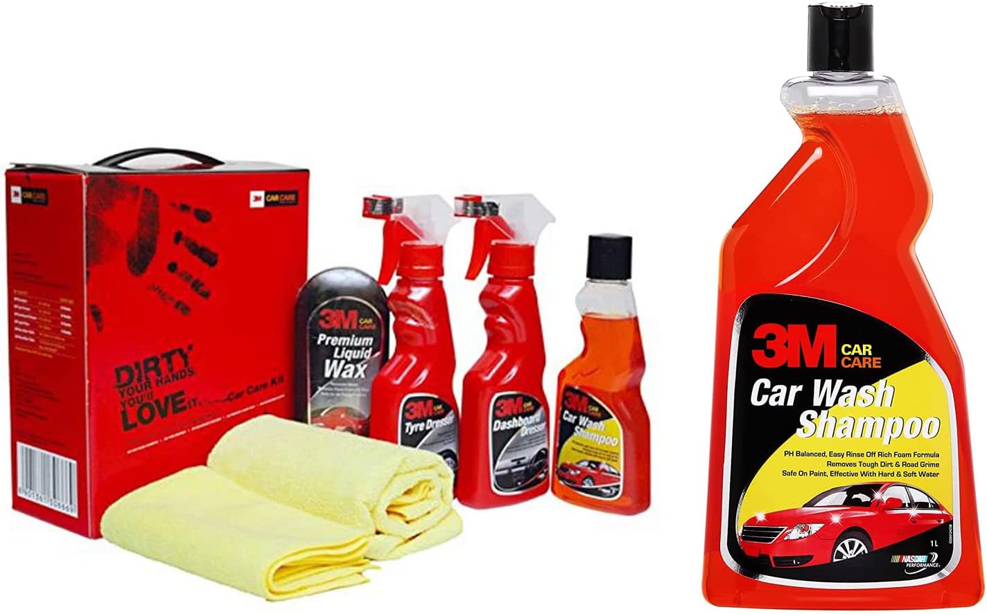 3M Large Car Care Kit&3M Interior Cleaner (580 g)&3M IA260166409 Car ...