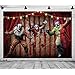 Amazon.com : AOFOTO 10x8ft Scary Clown Decorations Backdrop Horror ...