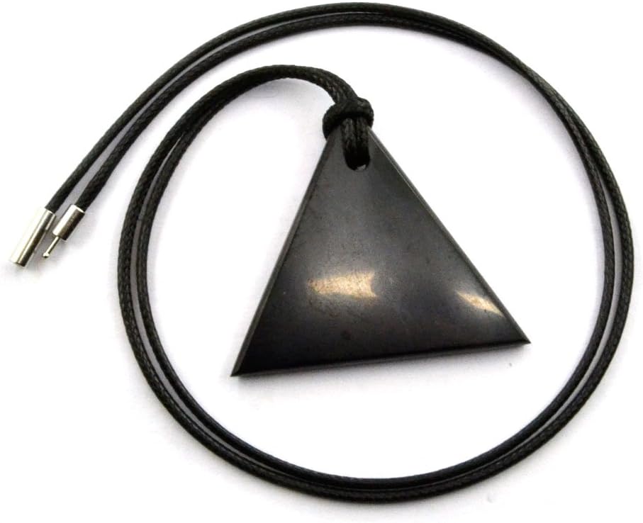Shungite pendant Triangle for MEN | Amazon.com