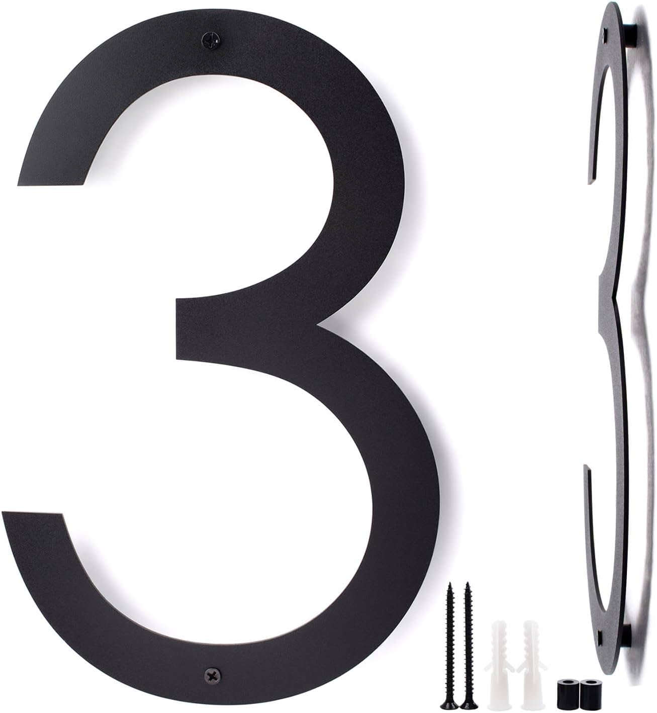 Amazon.com: SKLK-SEL 12” Metal House Numbers for Outside | Floating ...