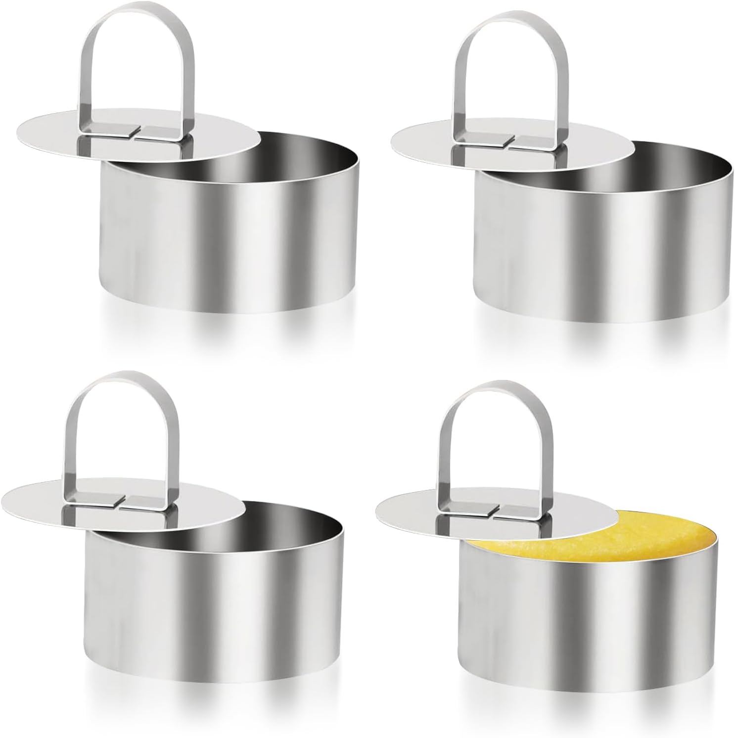 lakeland Crumpet Rings 8.5cm Pack of 4 – Perfect for Homemade Crumpets ...