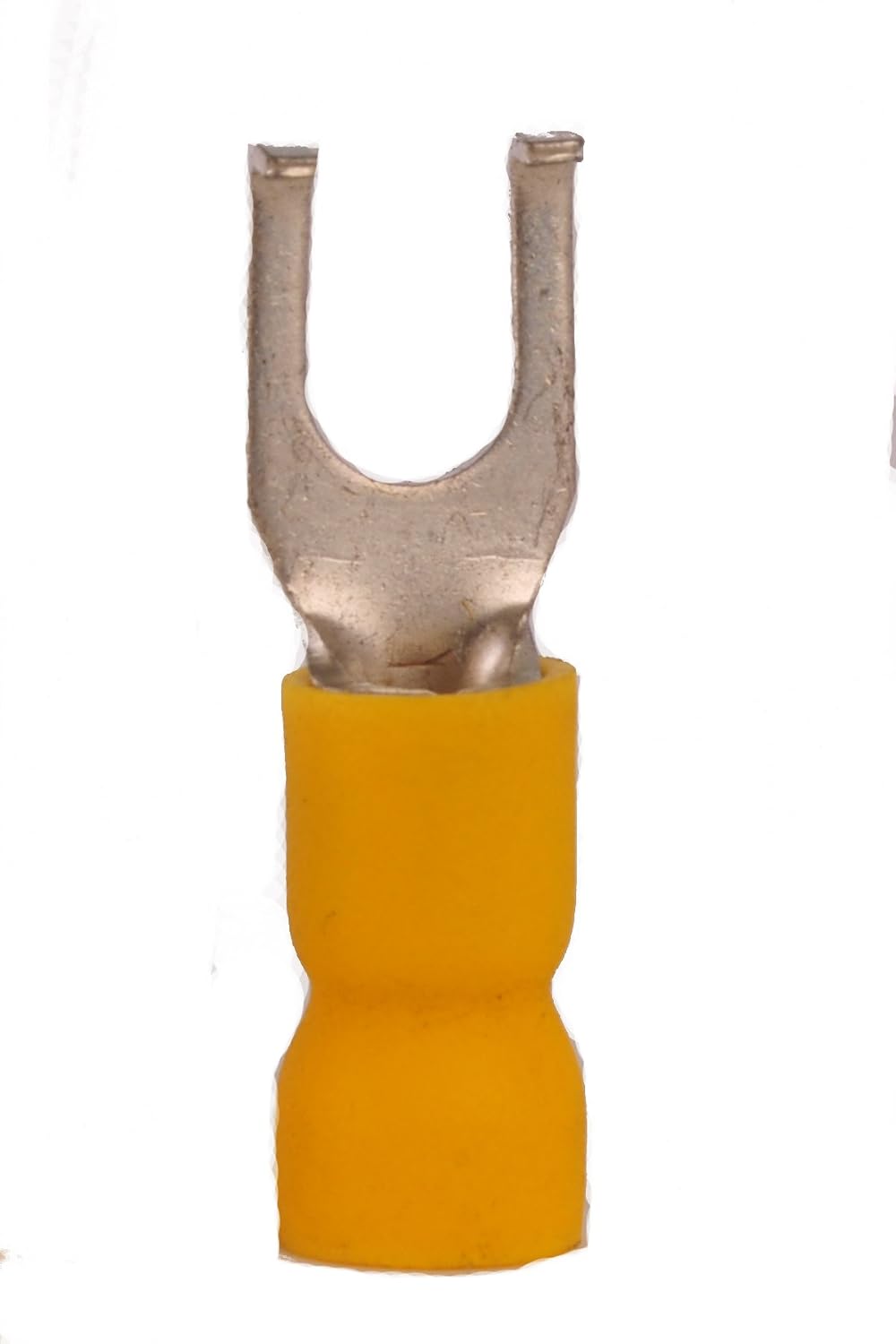 Hillsdale YELLOW #10 Vinyl Flanged Spade Terminal, 12-10 Gauge, 25-Pack ...