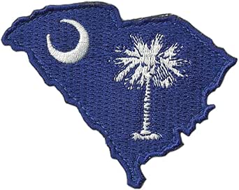 Amazon.com: Die Cut South Carolina State Patch - 2" x 3" - Full Color ...