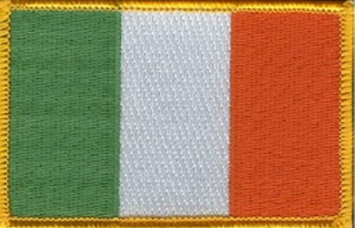 Amazon.com: Ireland Flag Patch 3.50" x 2.25", One Embroidered Iron or ...