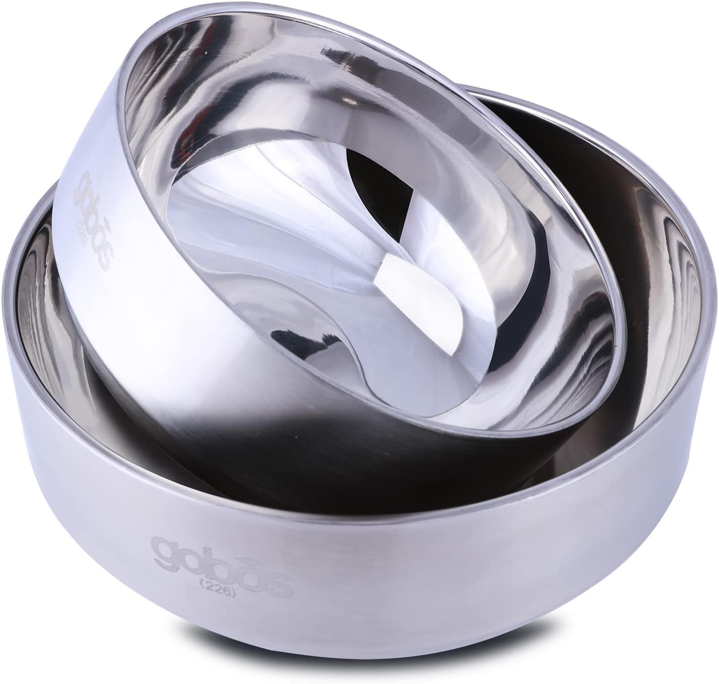 Amazon.com | LOSYHU 6 Pack 14 Oz Stainless Steel Soup Bowls Double ...