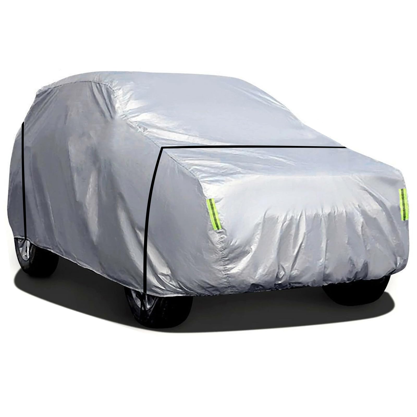 SUV Car Cover Waterproof 7 Layers Full Exterior Car Covers for SUV ...
