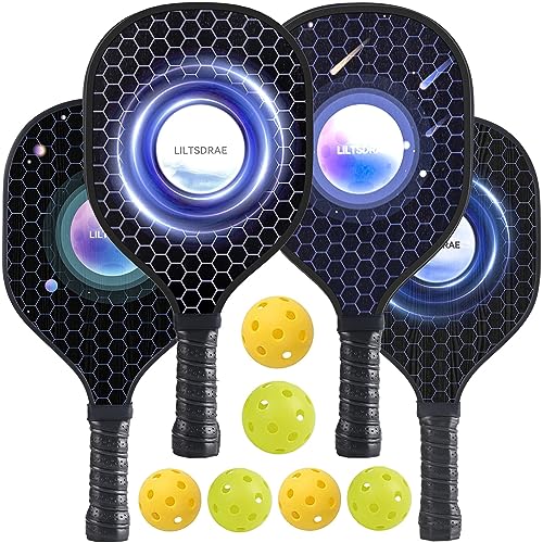 Snapklik.com : LiltsDRae Pickleball Paddles, Pickle Ball Rackets 2 Pack
