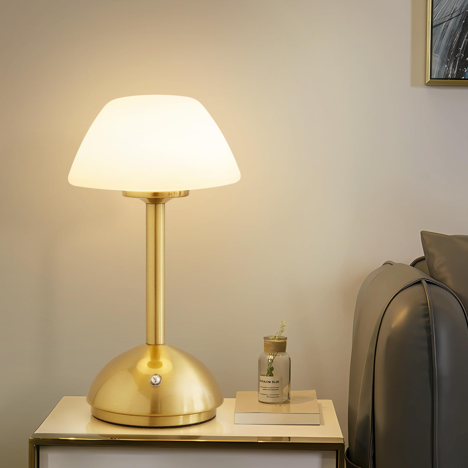 Nuanshued Cordless Rechargeable LED Table Lamp Battery Operated Lamp ...