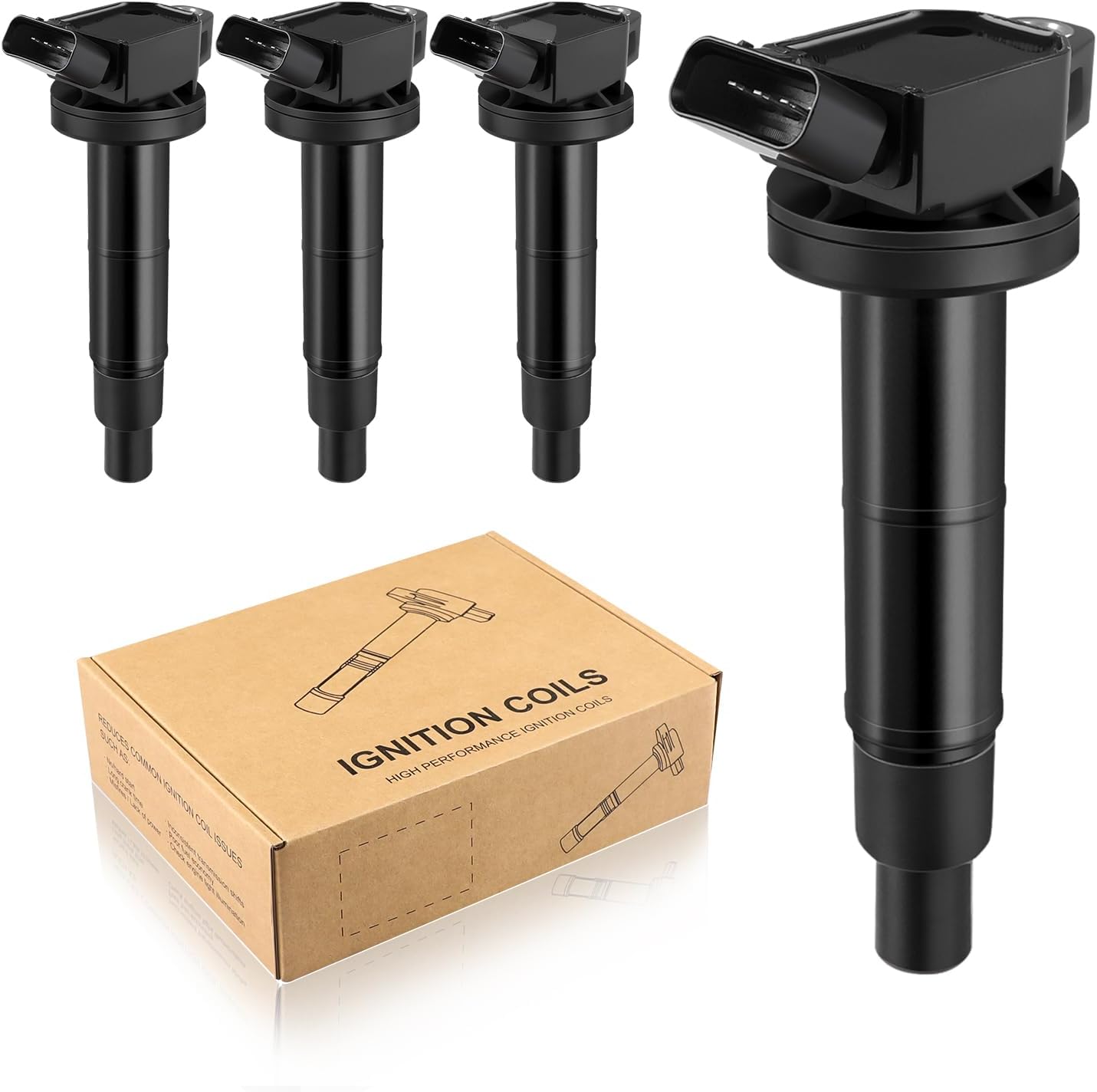 Amazon.com: AULINK 4PCS UF333 Ignition Coil Pack 2.4L L4 For Toyota ...