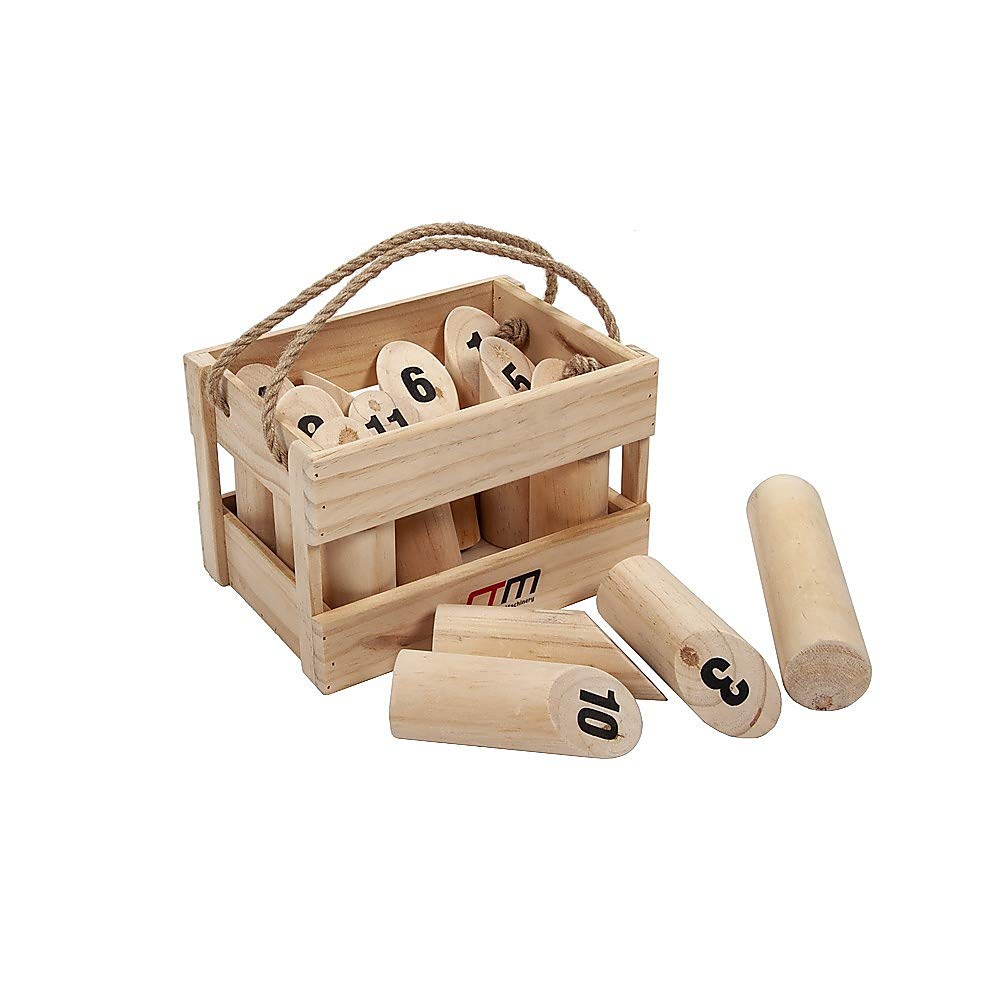 Number Toss Wooden Set Outdoor Games with Carry Case : Amazon.com.au ...