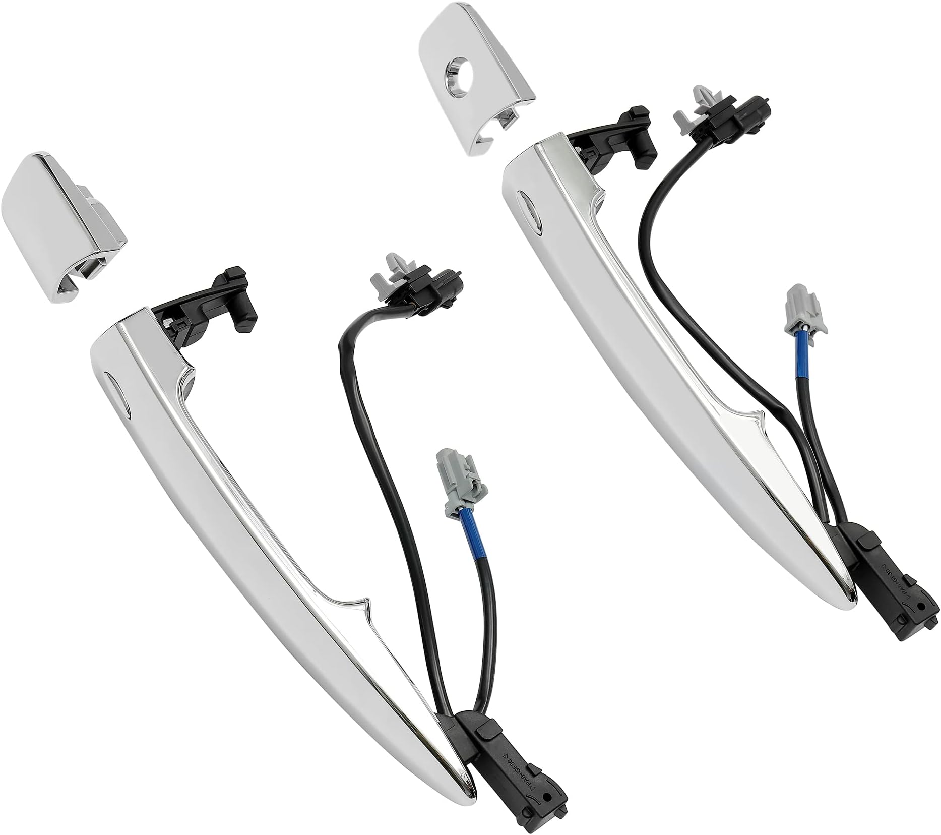 Amazon.com: Exterior Door Handles Chrome (2PCS), Compatible with 2009 ...