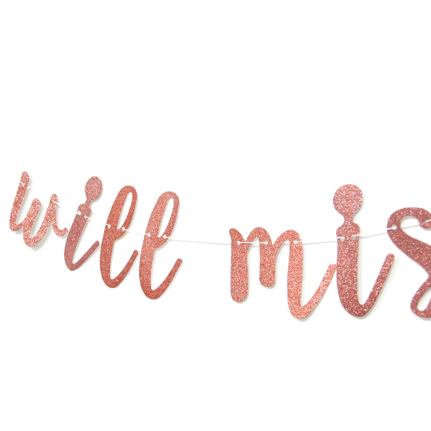 Buy Rose Gold Glitter We Will Miss You Banner Retirement Party buy-rose-gold-glitter-we-will-miss-you-banner-retirement-party