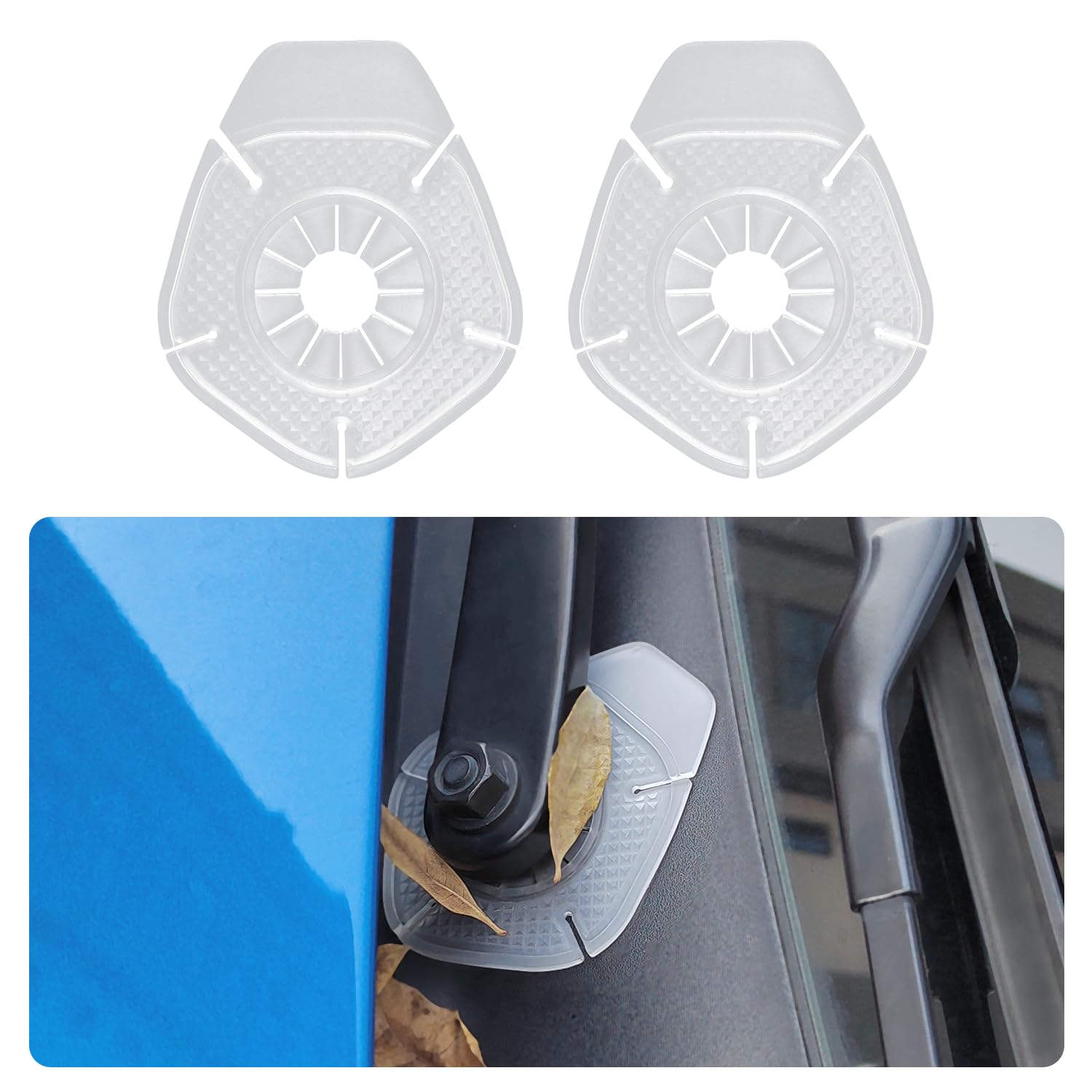 Amazon.com: 2PCS Car Windshield Wipers Hole Dust Cover,Premium Silicone ...