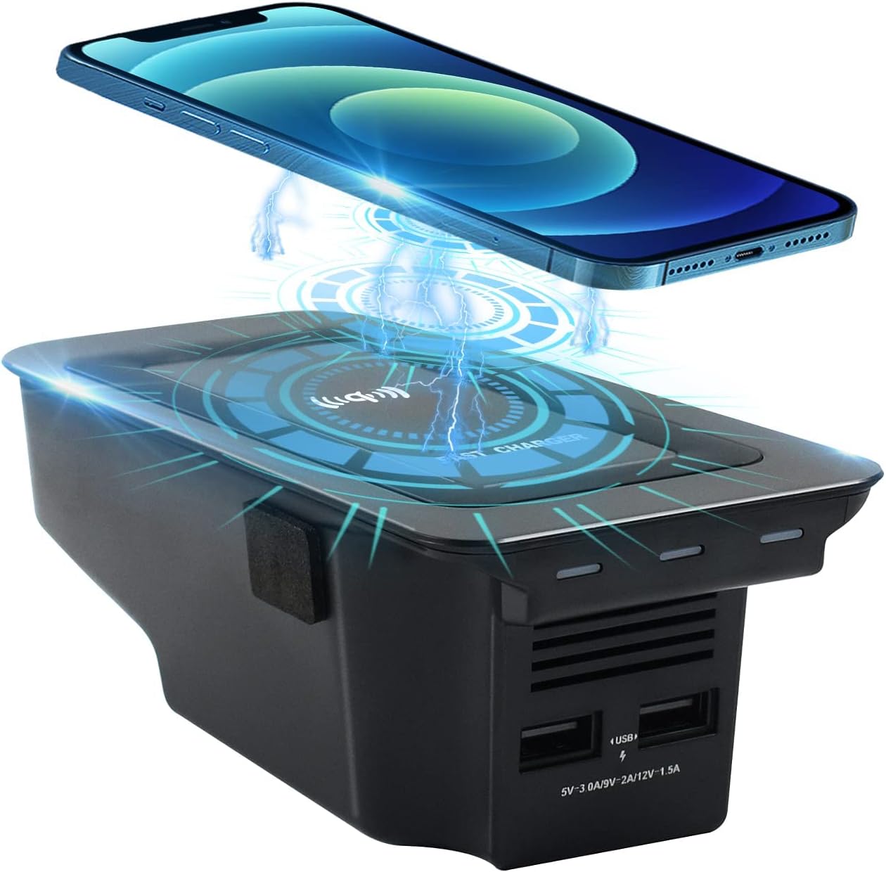 Amazon.com: Inductive Quick Wireless, 15W Wireless Charging Plate ...