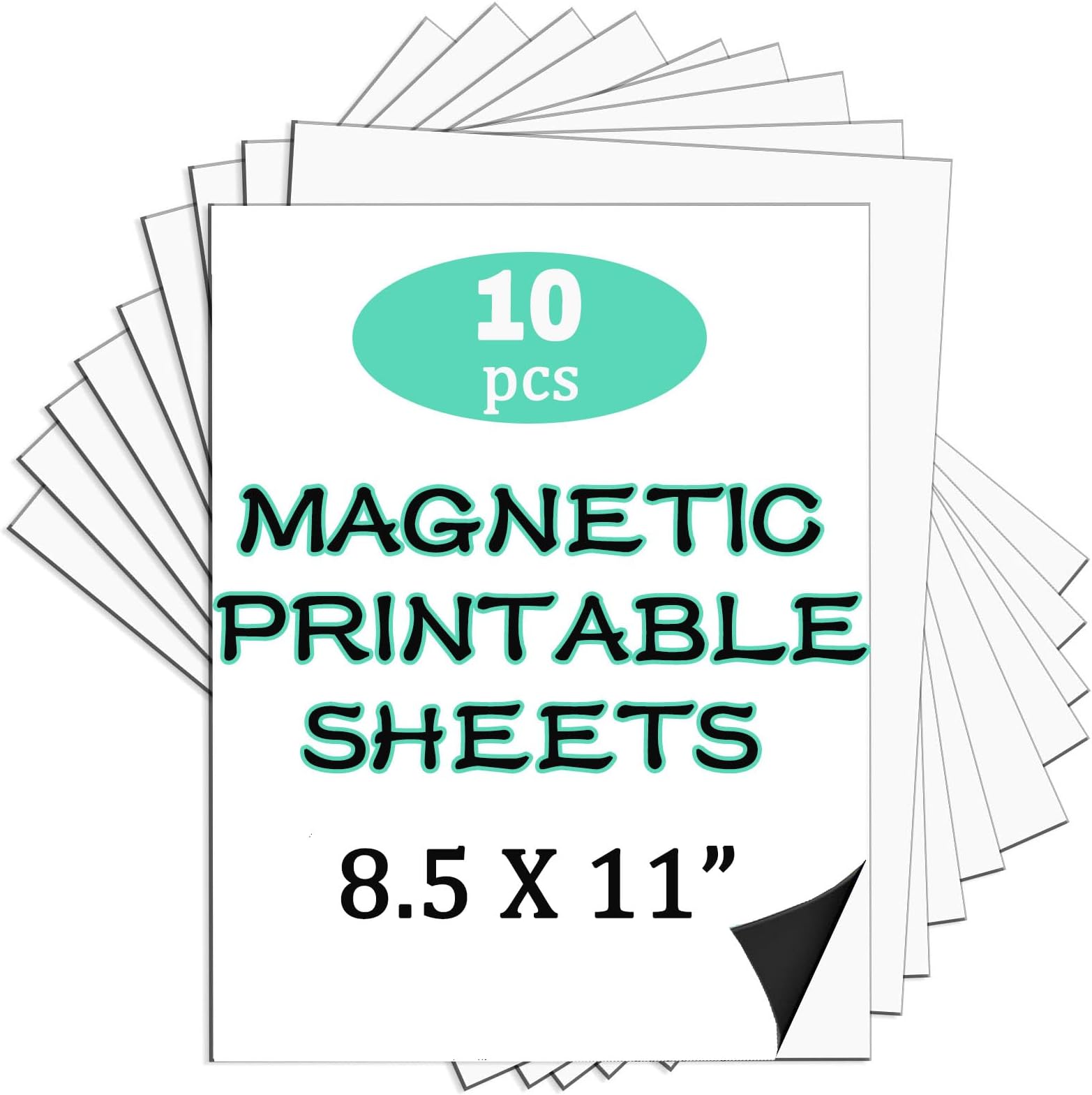 Amazon.com : Thaibear Printable Magnetic Sheets, 8.5" x 11", 6 Pack ...