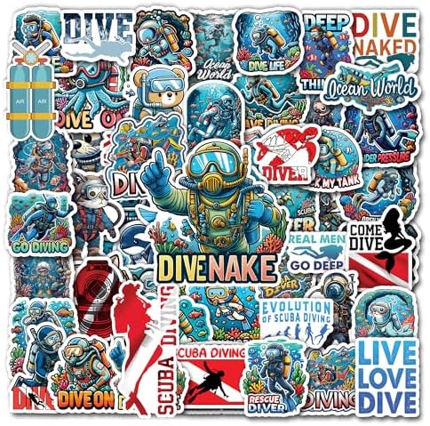 Amazon.com - Shark Silhouette Scuba Diver Down Sticker Vinyl Dive Flag ...