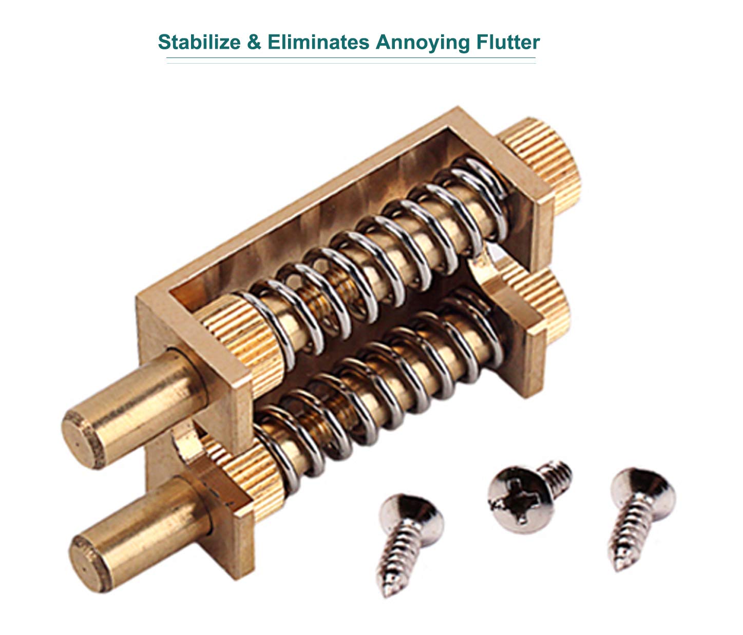 Buy Floating Tremolo Bridge Stabilizer, Dual-Brass-Rod Trem Stopper ...