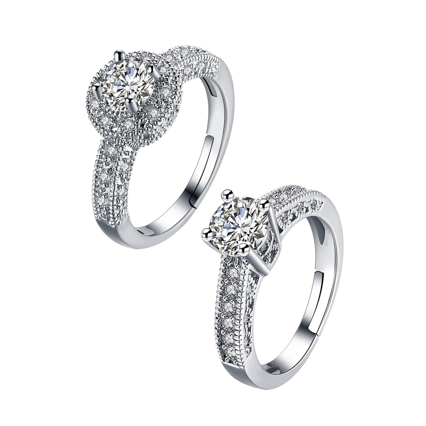 Yellow Chimes Rings for Women and Girls Silver Proposal Ring for Girls ...